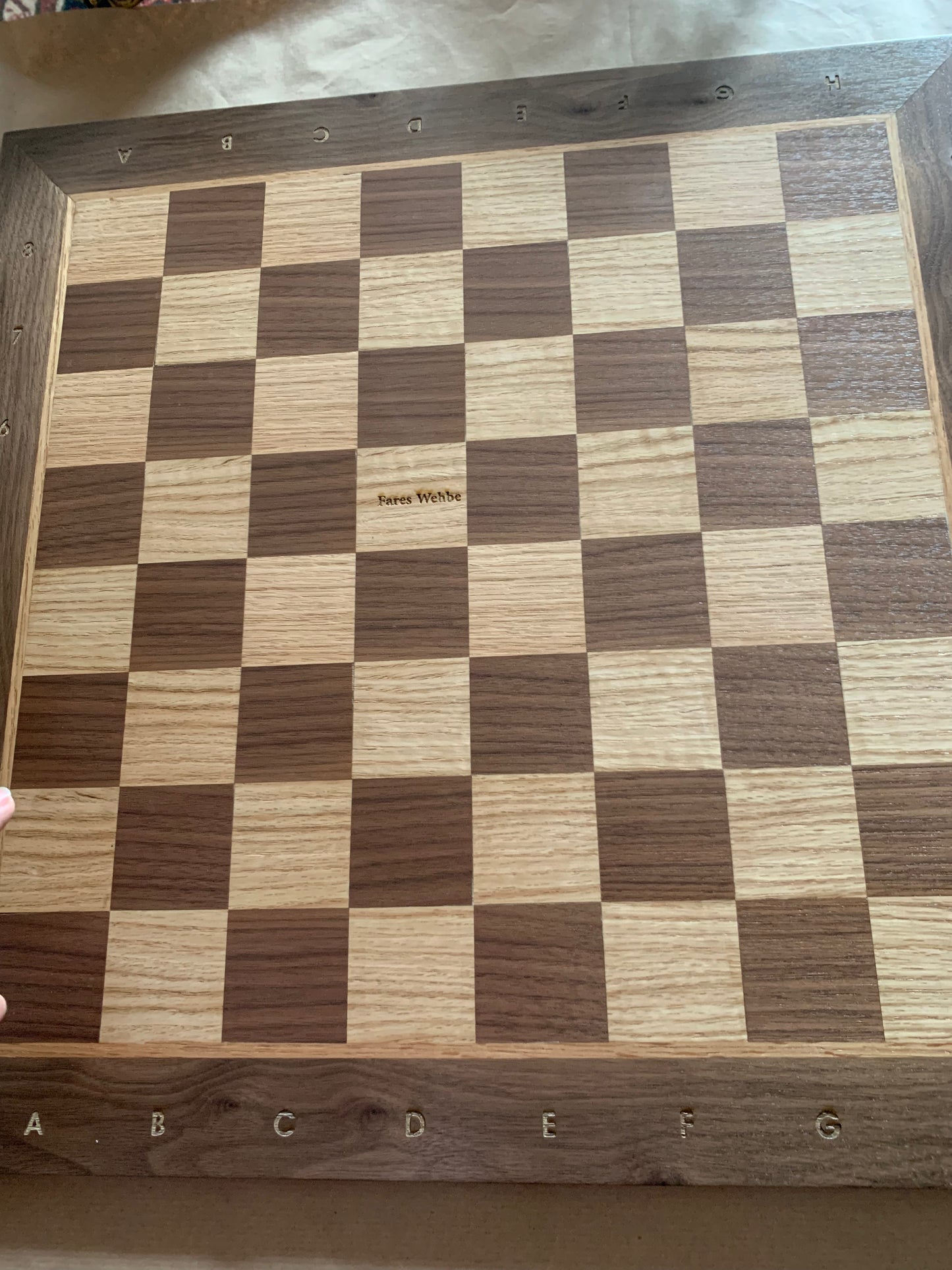 Classic wooden chess(numbers/letters) – chessleb