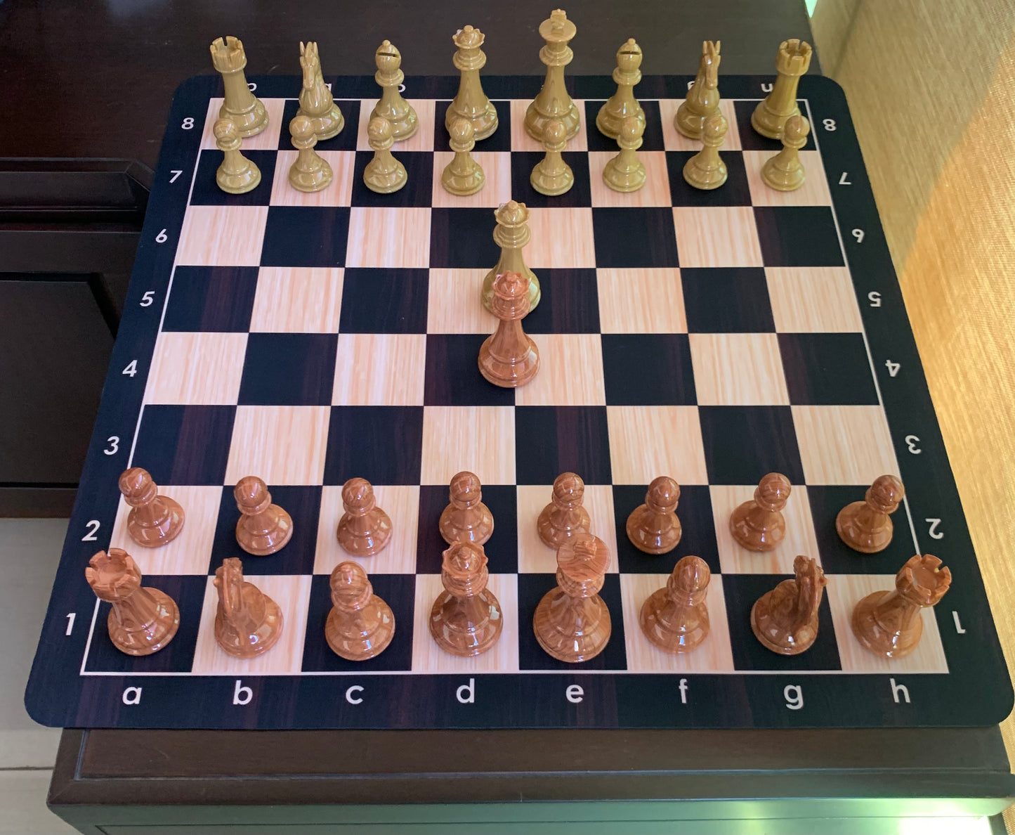 American Staunton resin chess pieces – chessleb