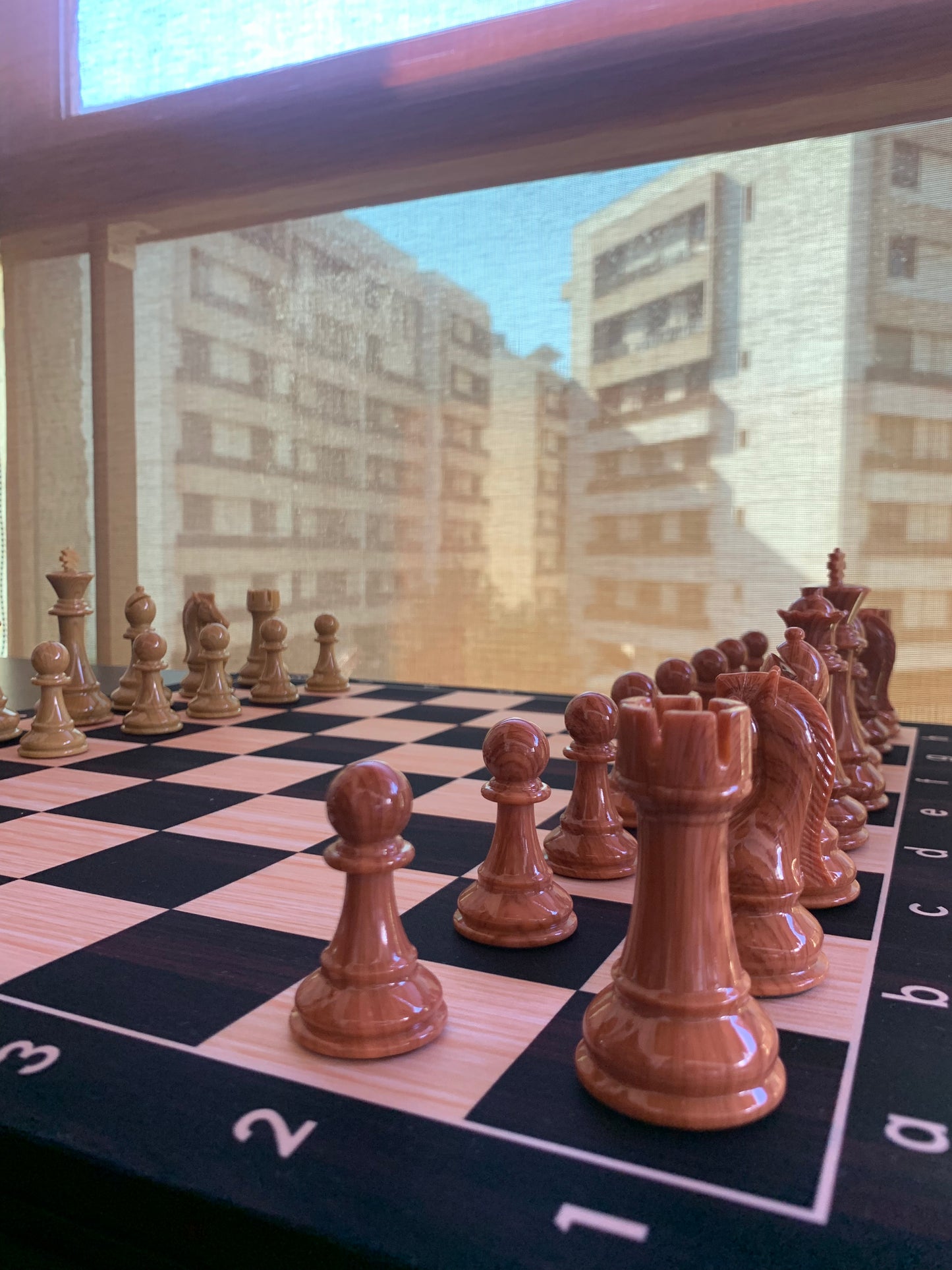 American Staunton resin chess pieces – chessleb