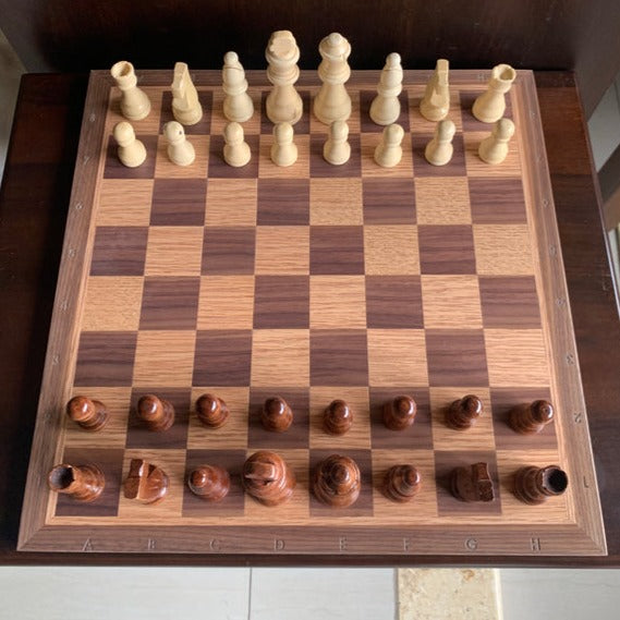 Classic wooden chess(numbers/letters) – chessleb