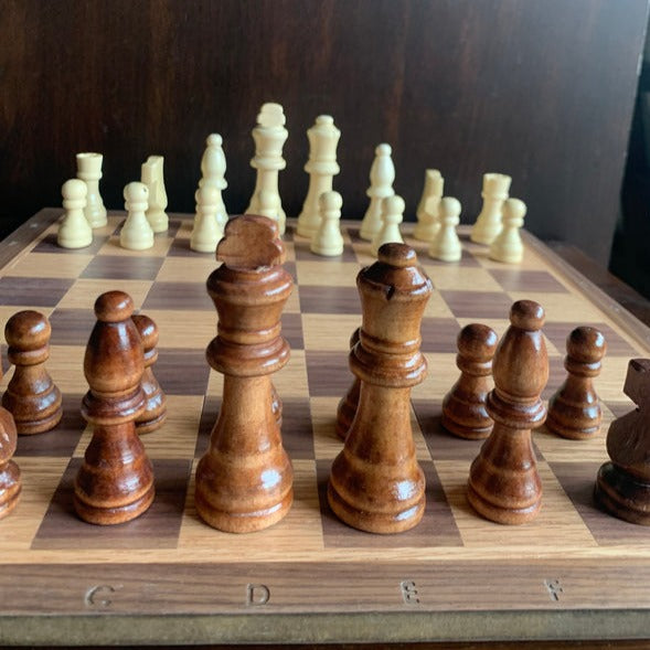 Classic wooden chess(numbers/letters) – chessleb